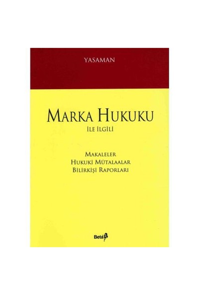 Marka Hukuku-Hamdi Yasaman