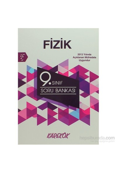 Karekök Yayınları 9.Sınıf Fizik Soru Bankası Karekök Yayınları 9.Sınıf Fizik Soru Bankası