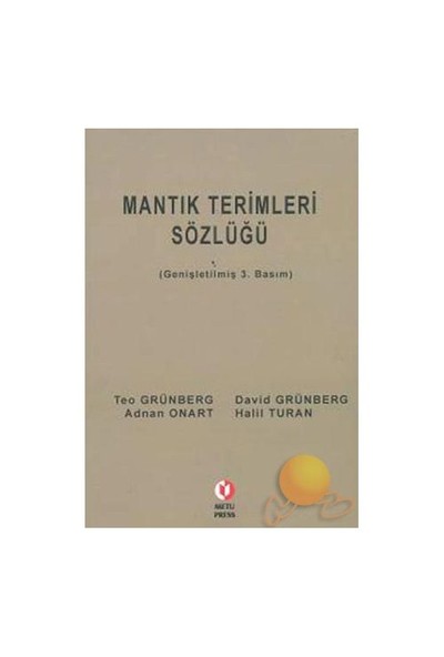 Mantık Terimleri Sözlüğü-Adnan Onart