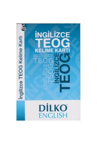 Dilko Teog Kelime Kartı