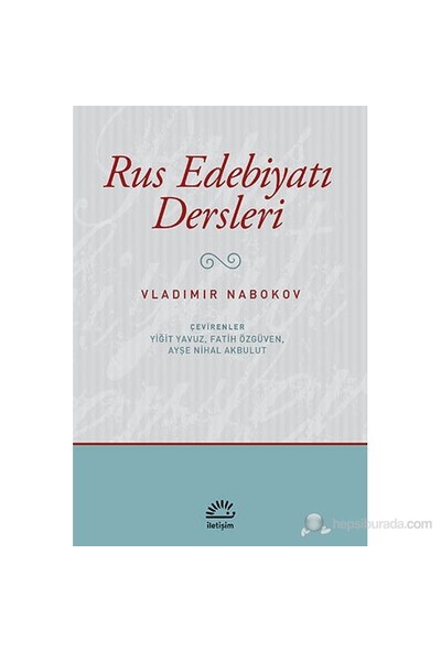 Rus Edebiyatı Dersleri-Vladimir Nabokov Rus Edebiyatı Dersleri-Vladimir Nabokov