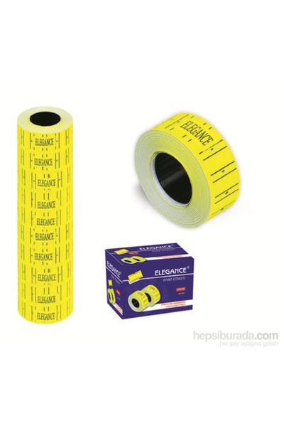 Rubenis Elegance 210S Fiyat Etiketi Sarı 10'lu Rubenis Elegance 210S Fiyat Etiketi Sarı 10'lu