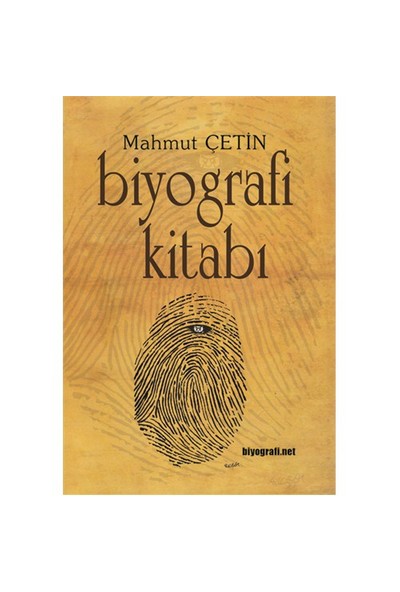 Biyografi Kitabı-Mahmut Çetin