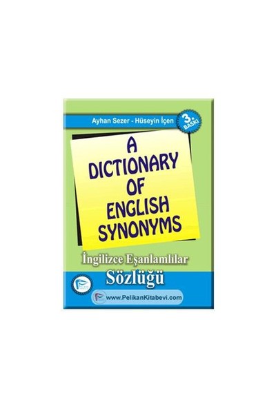A Dictionary Of English Synonyms A Dictionary Of English Synonyms
