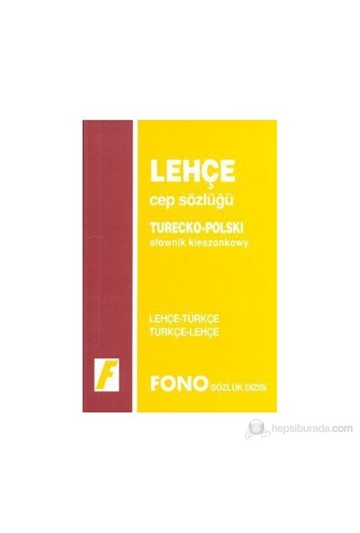 Lehçe - Türkçe / Türkçe - Lehçe Cep Sözlüğü-Kolektif