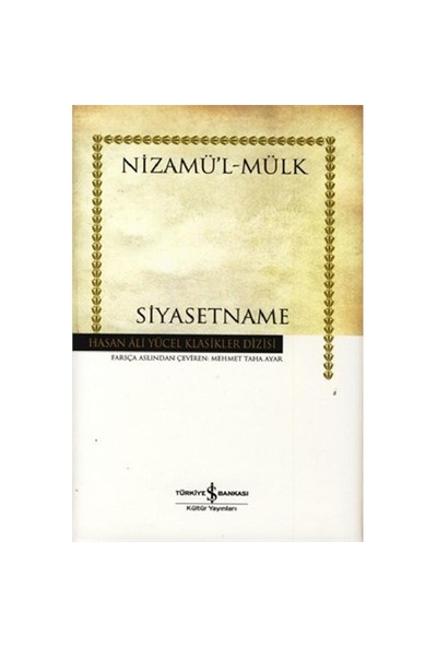 Siyasetname (Karton Kapak) - Nizamülmülk