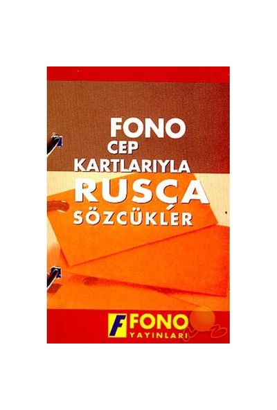 Fono Cep Kartlarıyla Rusça Sözcükler Fono Cep Kartlarıyla Rusça Sözcükler
