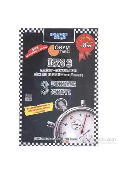 Akıllı Adam Ösym Tarzı Lys-3 3 Deneme Sınavı-Kolektif