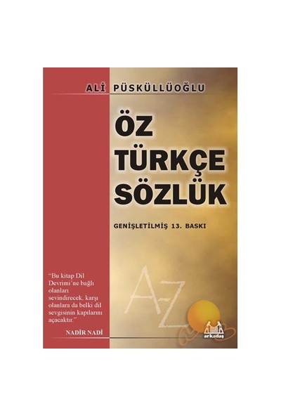 ÖZ TÜRKÇE SÖZLÜK