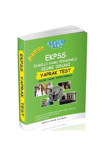 Akıllı Adam EKPSS Yaprak Test - Şahide Korkmaz
