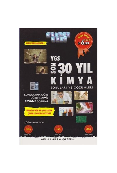 Akıllı Adam Son 30 Yıl YGS Kimya Soruları Ve Çözümleri
