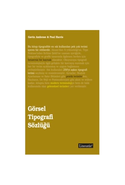 Görsel Tipografi Sözlüğü-Paul Harris