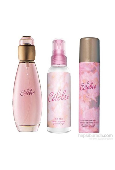 Avon Celebre Kadın Parfüm Üçlü Set Avon Celebre Kadın Parfüm Üçlü Set