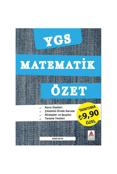 Delta YGS Matematik Özet - Sami Kaya
