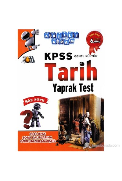 Akıllı Adam Kpss Genel Kültür Tarih Yaprak Test-Kolektif Akıllı Adam Kpss Genel Kültür Tarih Yaprak Test-Kolektif