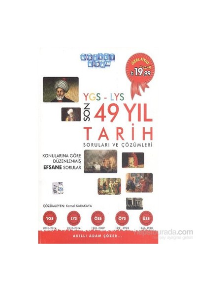 Akıllı Adam Ygs-Lys Son 51 Yıl Tarih Soruları Ve Çözümleri-Kolektif