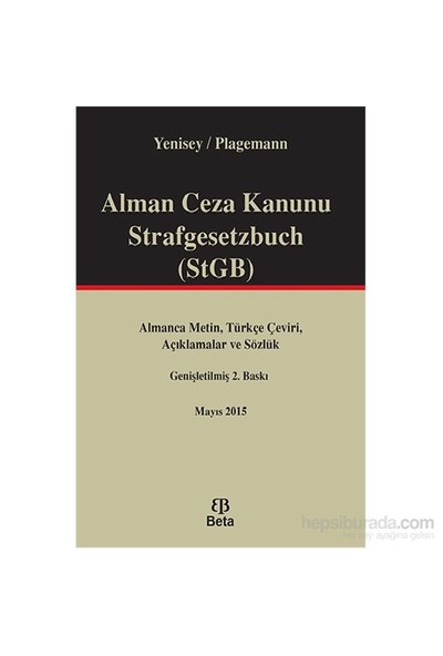 Alman Ceza Kanunu-Feridun Yenisey