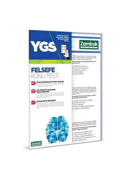 Zambak Yayınları Ygs Felsefe Grubu Konu Testi Zambak Yayınları Ygs Felsefe Grubu Konu Testi