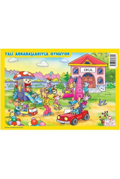 Tali Arkadaşlarıyla Oynuyor (Yapboz)