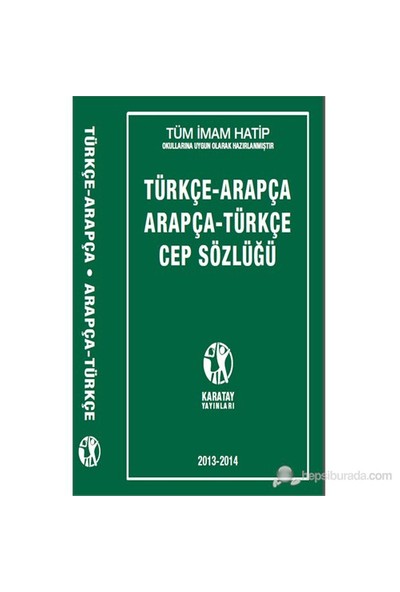 Türkçe-Arapça Arapça-Türkçe Cep Sözlüğü-Kolektif