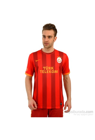 Gs 2013/2014 Kırmızı Kısa Kol Maç Forması 544886