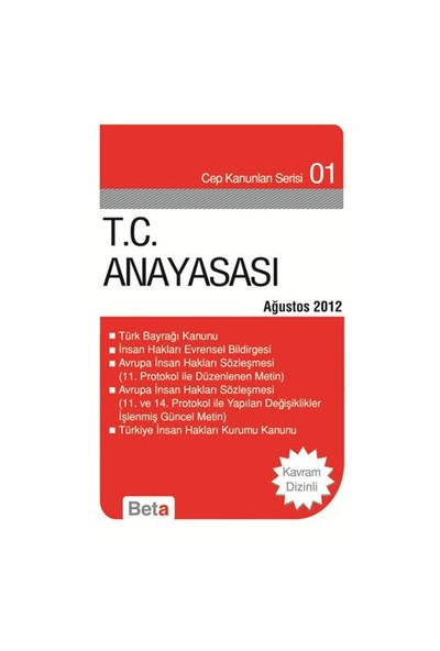 T.C. Anayasası (Cep Kanunu) - Celal Ülgen T.C. Anayasası (Cep Kanunu) - Celal Ülgen