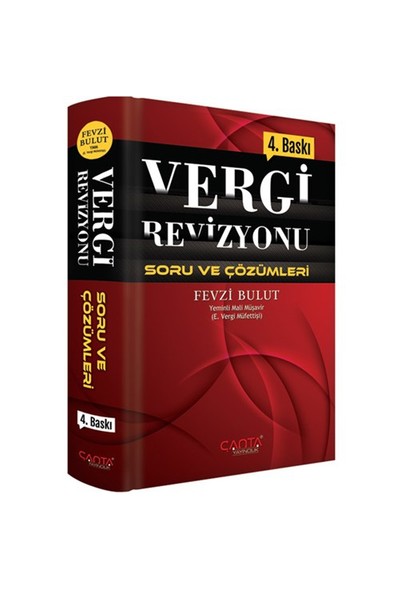 Çanta Vergi Revizyonu Soru ve Çözümleri