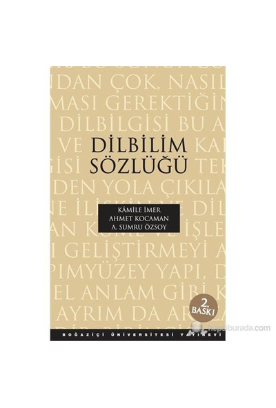 Dilbilim Sözlüğü-A. Sumru Özsoy