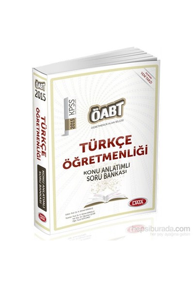 Data Öabt Türkçe Öğretmenliği Konu Anlatımlı Soru Bankası 2015