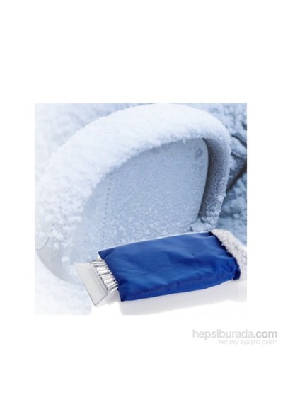 Schwer Araç Camı Buz Kırağı Kazıyıcı Mavi Eldiven