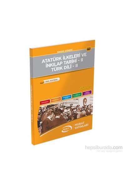 Murataçıköğretim 5007 Atatürk İlkeleri Ve İnkılap Tarihi-2 - Türk Dili-2-Komisyon Murataçıköğretim 5007 Atatürk İlkeleri Ve İnkılap Tarihi-2 - Türk Dili-2-Komisyon