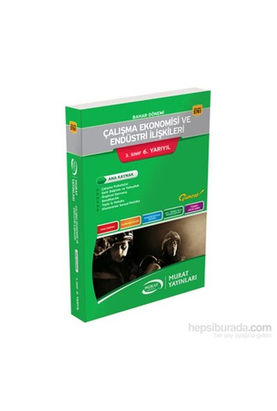 Murataçıköğretim 5761 Çalışma Ekonomisi Ve Endüstri İlişkileri 3.Sınıf 6.Yarıyıl-Komisyon