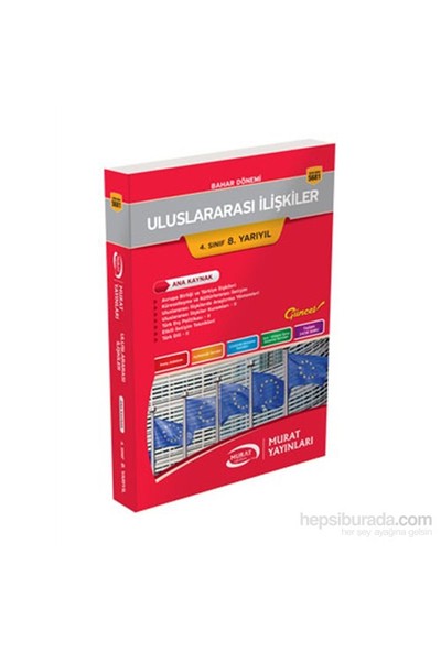 Murataçıköğretim 5681 Uluslararası İlişkiler 4.Sınıf 8.Yarıyıl-Komisyon