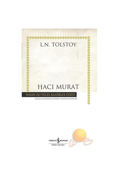 Hacı Murat-Lev Nikolayeviç Tolstoy