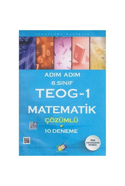 Fdd 8. Sınıf Adım Adım Teog 1 Matematik Çözümlü 10 Deneme Fdd 8. Sınıf Adım Adım Teog 1 Matematik Çözümlü 10 Deneme