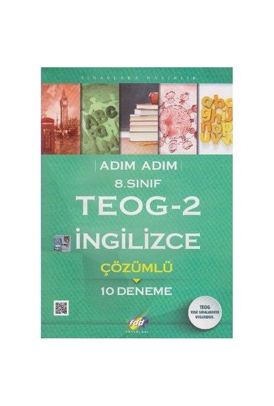 Fdd 8. Sınıf Adım Adım Teog 2 İngilizce Çözümlü 10 Deneme-Kolektif Fdd 8. Sınıf Adım Adım Teog 2 İngilizce Çözümlü 10 Deneme-Kolektif