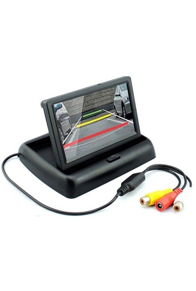 Opax M-3005 Renkli Tft Lcd Katlanabilir Araç Monitörü 4.3 İnch