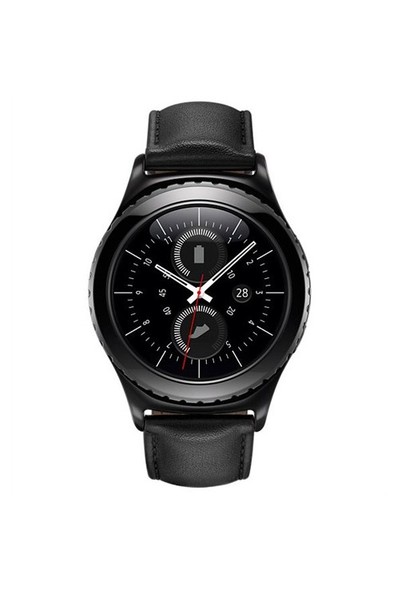 Samsung Galaxy Gear S2 Classic Akıllı Saat (Android ve iPhone Uyumlu) - Siyah SM-R7320ZKATUR (Samsung Türkiye Garantili) Samsung Galaxy Gear S2 Classic Akıllı Saat (Android ve iPhone Uyumlu) - Siyah SM-R7320ZKATUR (Samsung Türkiye Garantili)