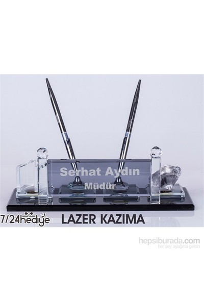 7/24 Hediye Kristal Masa İsimliği - Elit 7/24 Hediye Kristal Masa İsimliği - Elit