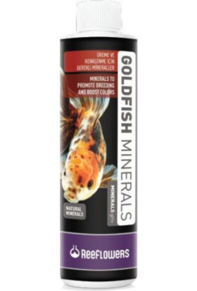 Reef Flowers Goldfish Minerals Gh+Japon Balığı Renklendirici Katkı 500 Ml Reef Flowers Goldfish Minerals Gh+Japon Balığı Renklendirici Katkı 500 Ml