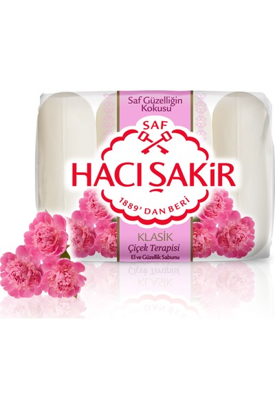Hacı Şakir Güzellik Sabunu Klasik Çiçek Teraapisi 4x70GR