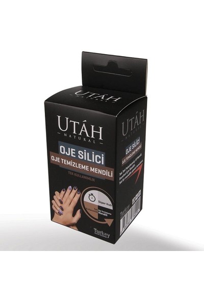 Utah Oje Silici Oje Temizleme Mendili 10 Adet Utah Oje Silici Oje Temizleme Mendili 10 Adet