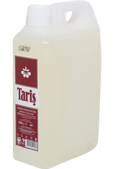 Tariş Limon Kolonyası 80 Derece 1000Cc Bidon Tariş Limon Kolonyası 80 Derece 1000Cc Bidon
