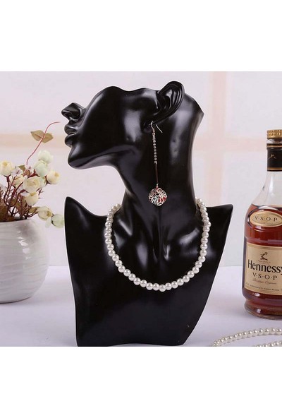 Polyester Boyalı 28Cm-18Cm Siyah Manken