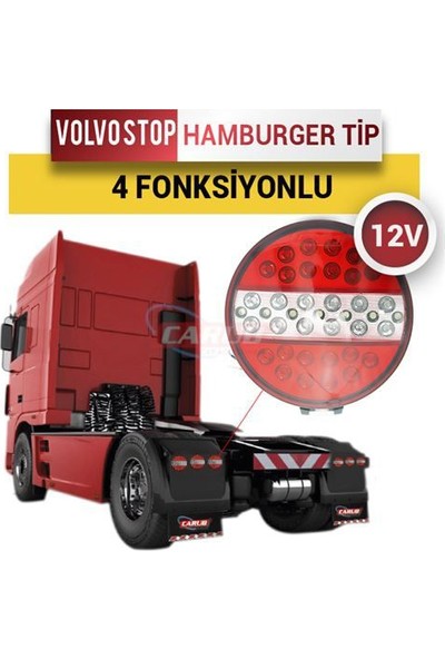 Stop Lambası Hamburger Tip 12 V Ledli