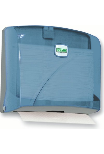Vialli Z Katlı Kağıt Havlu Dispenseri Max 200 Ad 22 Cm Şeffaf K2T