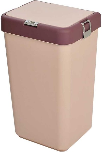 Motek Dokunmatik Kirli Çamaşır Sepeti (Mürdüm)