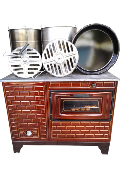 Selim Avcı 201 Majolik Kuzine Fırınlı Kovalı Soba