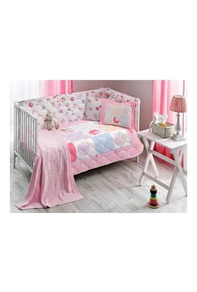 Taç Battaniyeli Bebek Uyku Seti Daisy Pembe