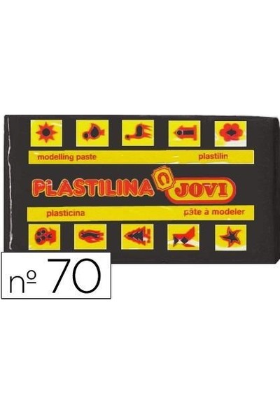 Jovi Oyun Hamuru Plaka 50 Gr Siyah 056633